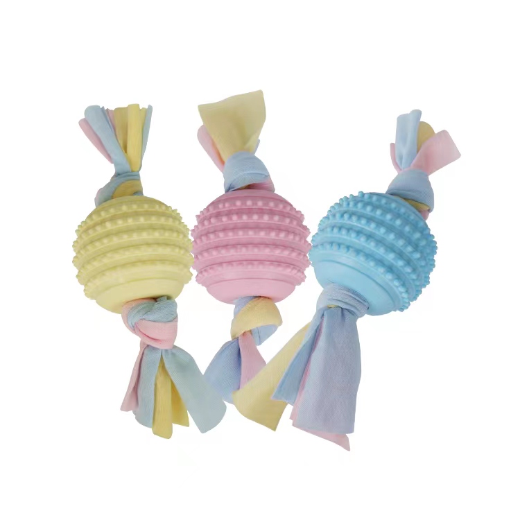 УЮТ Игрушка "Мячик" д.собак, TPR, 20*5,5см, 1*144шт